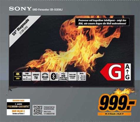 Sony Uhd-fernseher Xr-55x94j Angebot bei Expert Bening