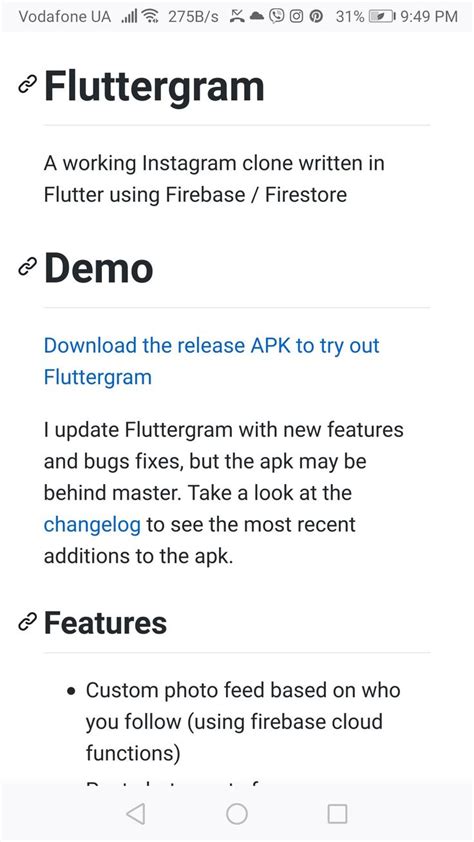 Github Mdanicsfluttergram A Fully Functional Instagram Clone