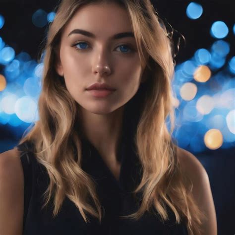 Premium Photo Abstract Blue Glowing Bokeh Isolated On Black Background