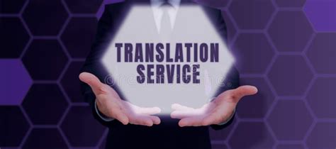 Text Caption Presenting Translation Service Business Approach The Equivalent Target Language