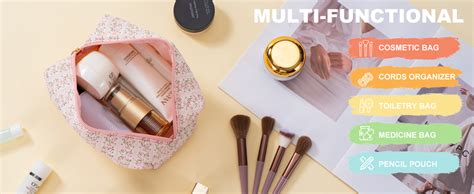 Uuyuuy Makeup Bag Travel Toiletry Bag For Women Small
