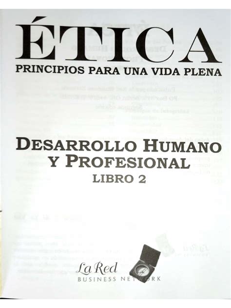 Ética Desarrollo Humano Y Profesional Libro 2 Pdf