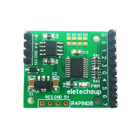 R4pin08 With Pin 4di 4do 8ch Multifunction Rs485 Remote Io 2 54mm Pin Core Board Modbus Rtu