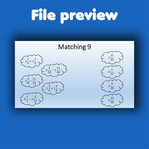 Fractions Matching Andy Lutwyche