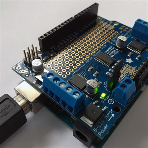 Adafruit Motor Shield Controlando Motores Con Arduino Electrogeek