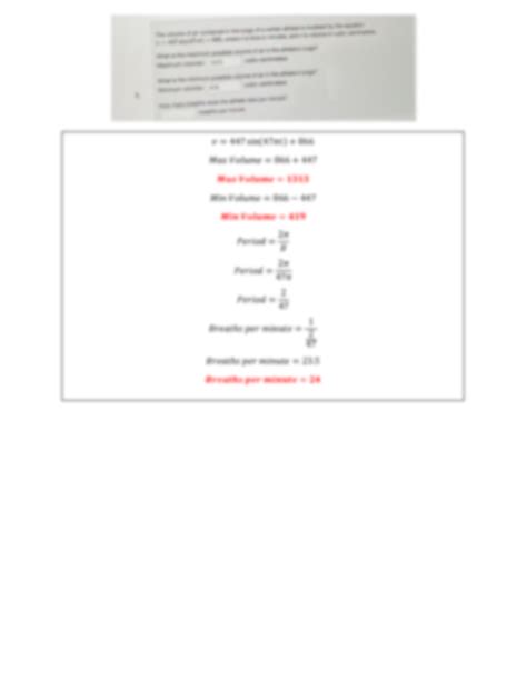 Solution Sinusoidal Equation Studypool