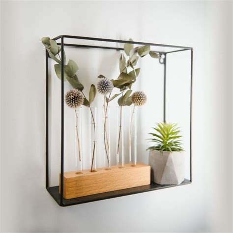 Декоративна ваза з колбами в стилі Loft Олія для деревини Модерний та естетичний аксесуар