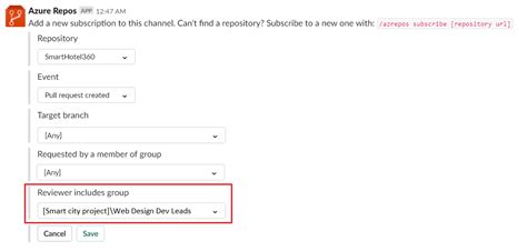 Azure Repos With Slack Azure Repos Microsoft Learn