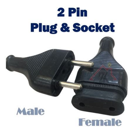Travel Adapters Converters HOT VJVDJYGDC 119 2 Pin Round Plug And Socket Male Plug 2 Pin