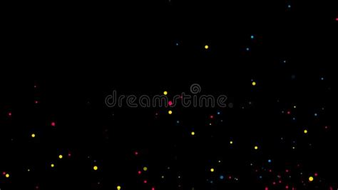 Abstract Floating Particles Loop Motion Background Stock Footage