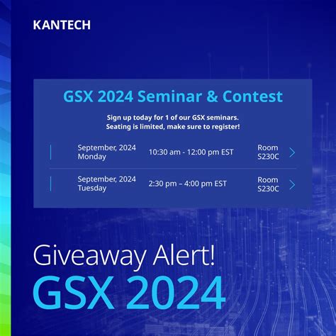 Gsx2024 Kantechinnovation Giveaway Kantech Access Control