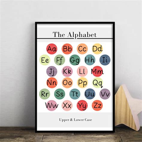Lower Case Alphabet Etsy UK