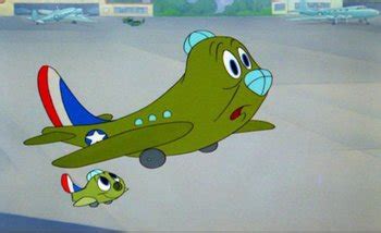 Old Airplane Cartoon
