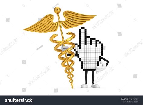 Pixel Hand Cursor Mascot Person Character Stock Illustration Shutterstock