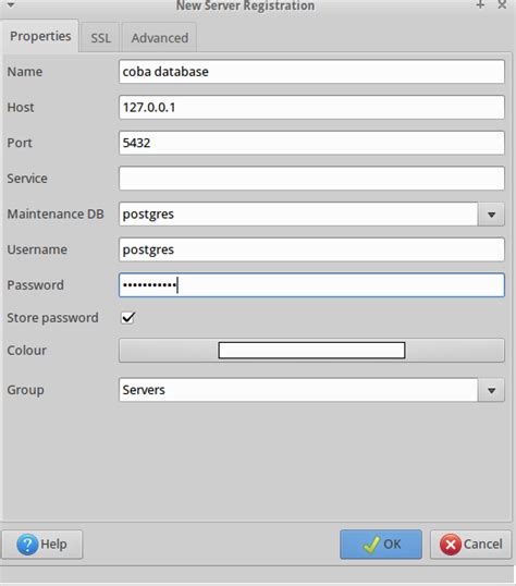 Konfigurasi Pgadmin Dengan Postgresql Pada Linux