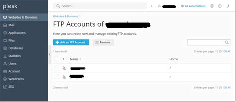 How To Create Additional Ftp Accounts Plesk Hyderabadwebhosting