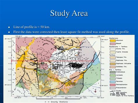 Ppt Using Gravity Modeling To Understand The Subsurface Geology Of The La Bajada Fault Zone