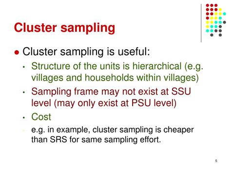 Ppt Cluster Sampling Powerpoint Presentation Free Download Id3357573