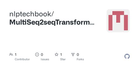 GitHub Nlptechbook MultiSeq SeqTransformerNLP