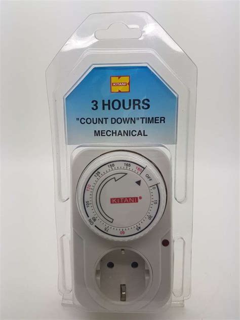 Promo Stop Kontak Timer Analog Count Down Timer Analog Kitani 3 Jam Diskon 23 Di Seller Yss