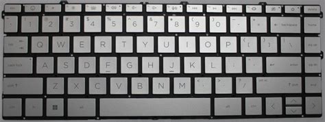 Hp Envy N Silver Laptop Keyboard Keys