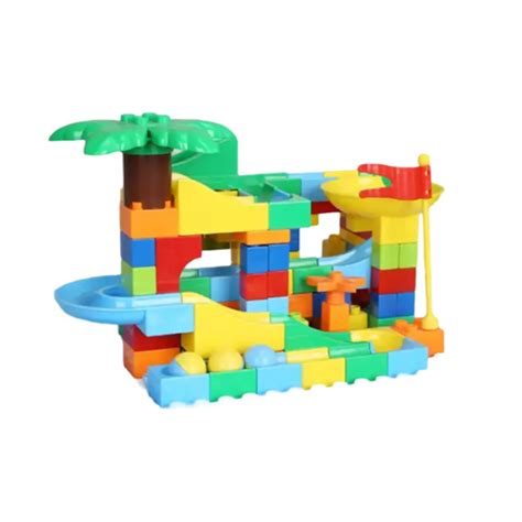 58 piece diy marble slideway building block set shop today get it