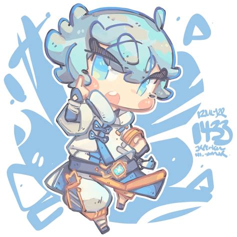 Chongyun Genshin Impact Drawn By Jrpencil Danbooru