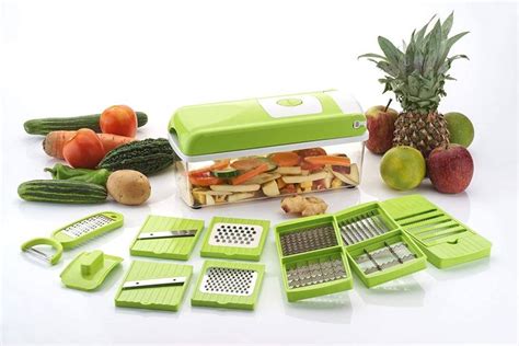 Vrundon 14 In 1 Vegetable Fruit Chipser Chopper Slicer Chopper Cutter Chipser Slicer Grater