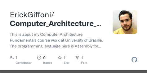 Github Erickfonicomputerarchitecturefundamentals This Is About