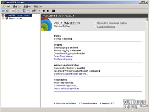 Windows 安装visualsvn Server并设置域验证 程序员大本营
