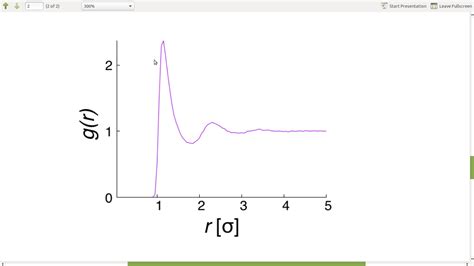 Numpy Python Calculation Of LennardJones D Interaction Pair Correlation Distribution Function