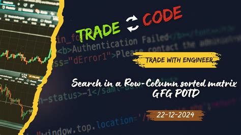 Search In A Row Column Sorted Matrix Gfg Potd Java Youtube