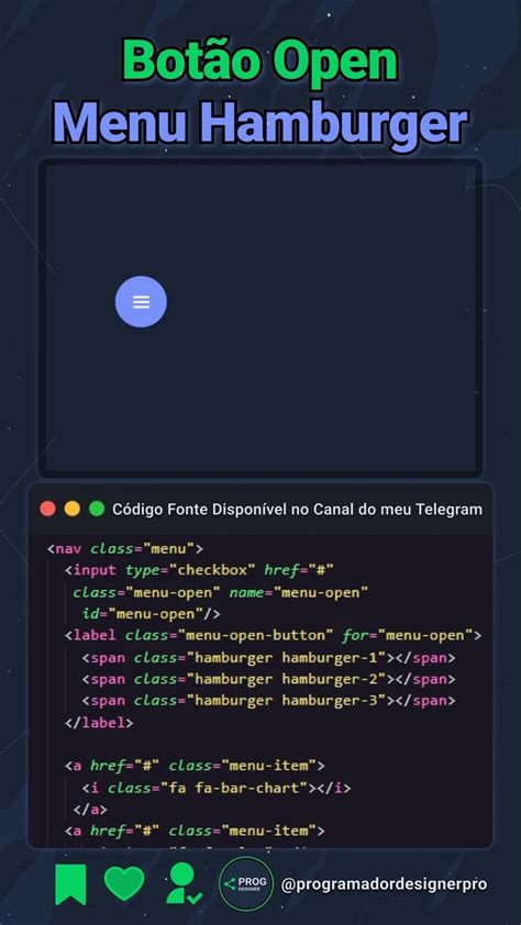 Hamburgermenu Csstips Csstricks Coders Html Css Javascript