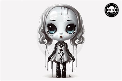 Creepy Porcelain Doll Graphic By Sasyall · Creative Fabrica