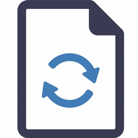 File Update Document File Update Updated Updating Reload Icon