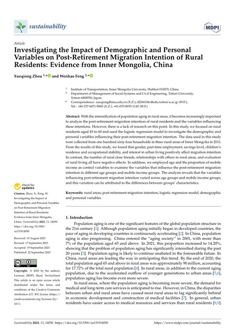 pdf investigating the impact of demographic and personal variables on