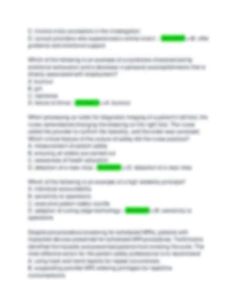 Cpps Ihi Practice Exam 2024 2025 Questions And Answers Solved 100