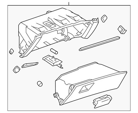 2010 2013 Buick Lacrosse Glove Box Assembly 09009199 Awesome Parts Gm