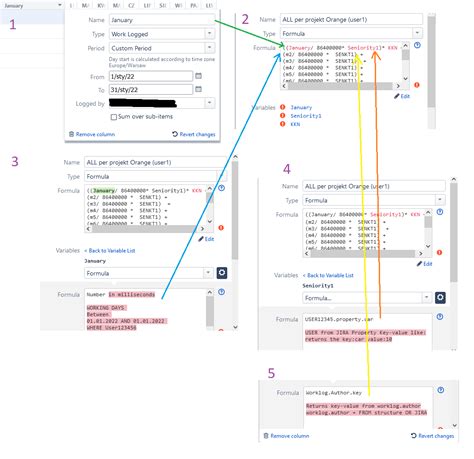 Structure Formula Work Logged Column With User Pr