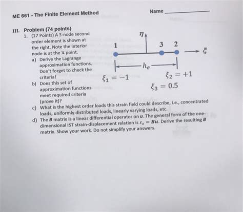 solved me 661 the finite element method name problem 74
