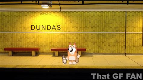 Bluey Portrayed What Waiting For The Subway Train In Toronto Feels Like