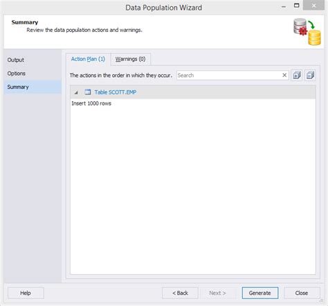 Populating Database