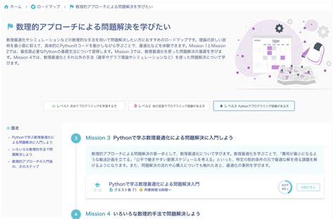 新ロードマップ「数理的アプローチによる問題解決を学びたい」リリースとコース改善のお知らせ python学習チャンネル by pyq