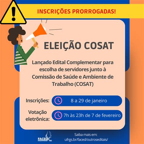 Prorrogacao Inscricoes Cosat Faced