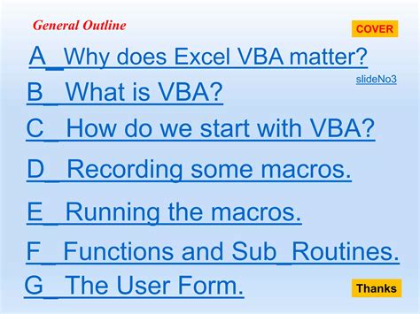 Introduction To Excel Vbamacros Ppt