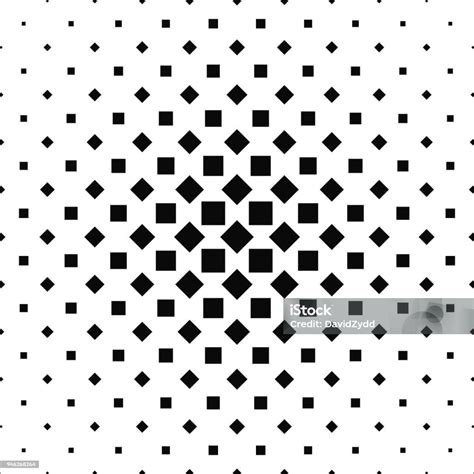 Seamless Black White Abstract Square Pattern Stock Illustration Download Image Now Abstract