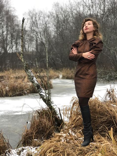 Платье Платья Шерсть Рукава