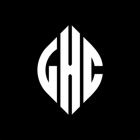 Lxc Circle Letter Logo Design With Circle And Ellipse Shape Lxc Ellipse Letters With