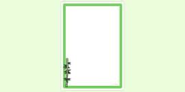 FREE Simple Blank Fossils Page Border Page Borders Twinkl