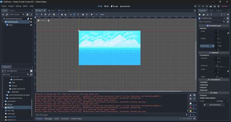 Godot Parallax Background Layer Issues Godot Forums